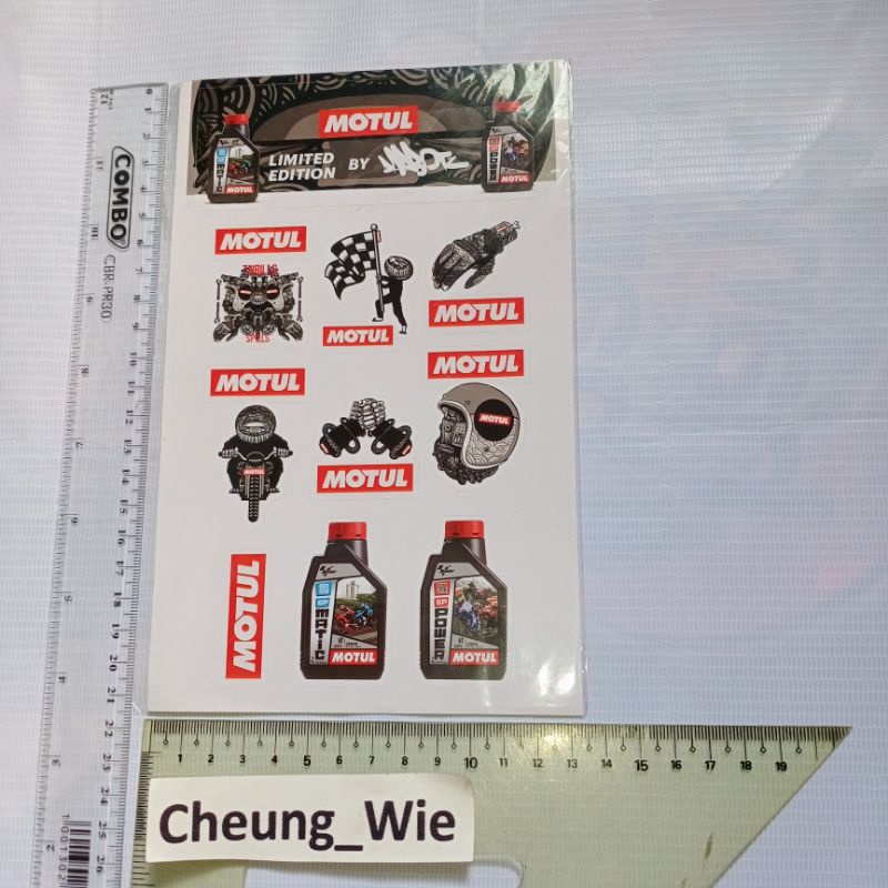 Jual stiker Sticker pack Motul oil Limited edition X Darbotz | Shopee ...