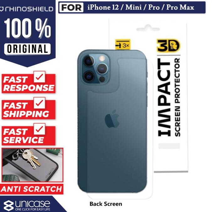 Jual Skin Belakang iPhone 12 Pro Max 12 Mini RhinoShield Back Garskin ...