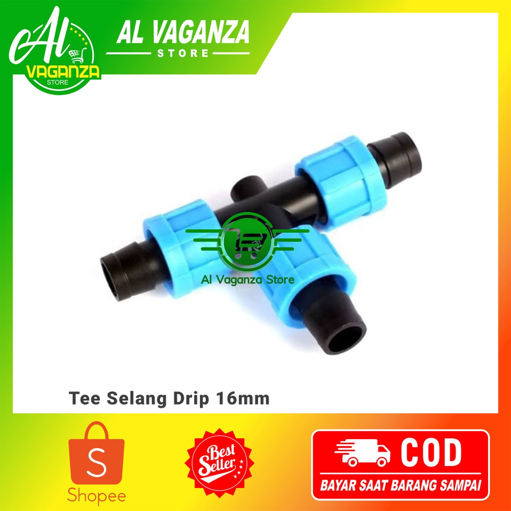 Jual Tee Selang Drip Sistem Tetes Selang Irigasi 16 Mm Hidroponik ...