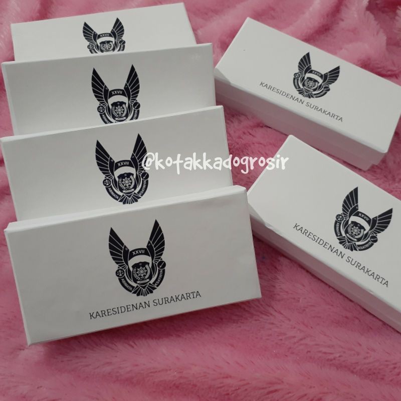 Jual Box full Putih size 15x7x3 cm FREE CETAK LOGO (min.order 12pcs ...