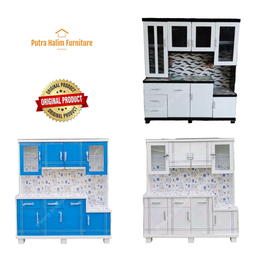 Jual LEMARI SAYUR LEMARI DAPUR RAK PIRING KITCHEN SET 4 PINTU MAGIC COM ...