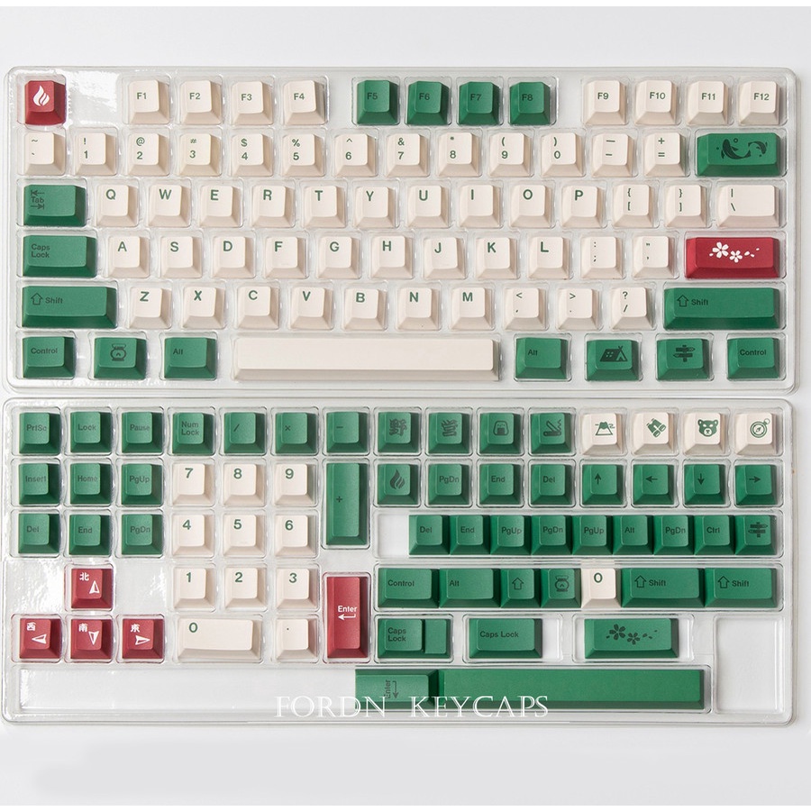 Jual GMK "CAMPING" CLONE KEYCAPS PBT CHERRY PROFILE | Shopee Indonesia