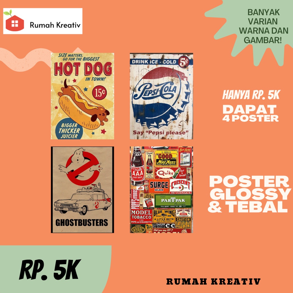 Jual (RETRO) Poster Dinding Aesthetic | Poster Aesthetic | Poster ...