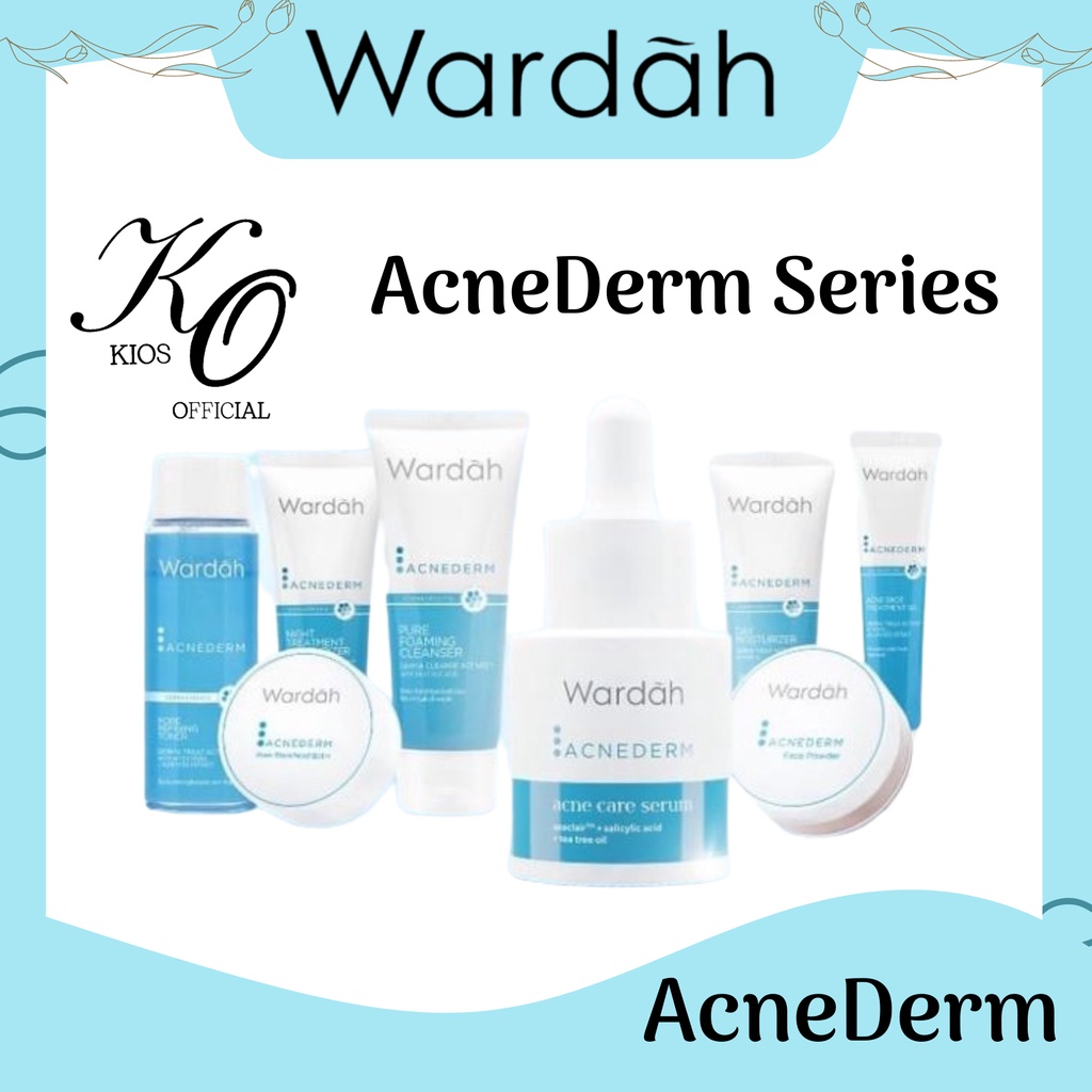 Jual Wardah Acnederm Series | Acne Care Serum | Acne Spot Treatment Gel ...