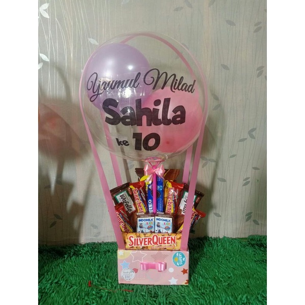 Jual BUCKET SNACK BALON/BUCKET SNACK/BUCKET WISUDA/KADO ULANGTAHUN ...