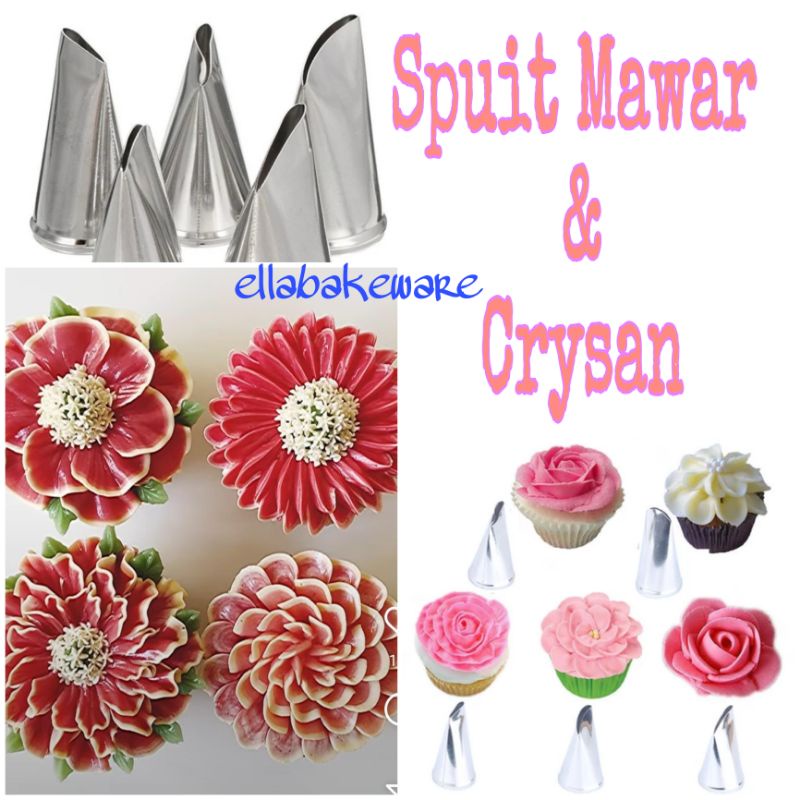 Jual Spuit Mawar Spuit bunga Crysan Stainless Steel ORI | Shopee Indonesia