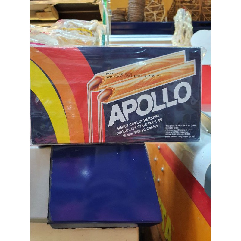 Jual APOLLO Biskuit Coklat Berkrim 264gr | Shopee Indonesia