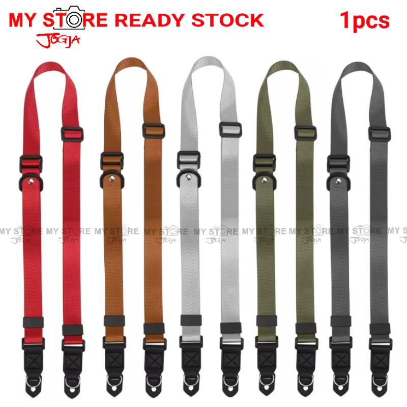 Jual Strap Camera Adjustable Tali Kamera Nilon RED DSLR Mirrorless ...