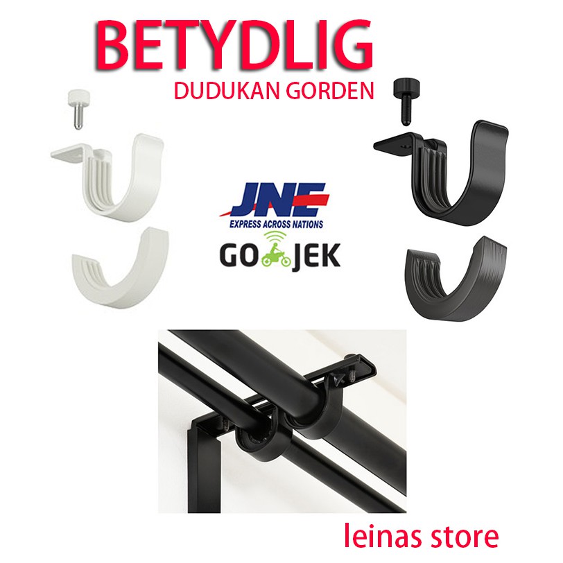 Jual Dudukan Batang gorden double/ DUDUKAN U tambahan rel Gorden ...