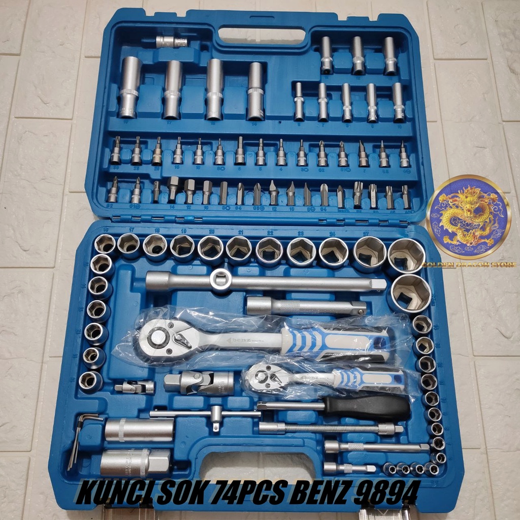 Jual KUNCI SOK SET 1/4 Inch / SOCKET SET 94 PCS | Shopee Indonesia