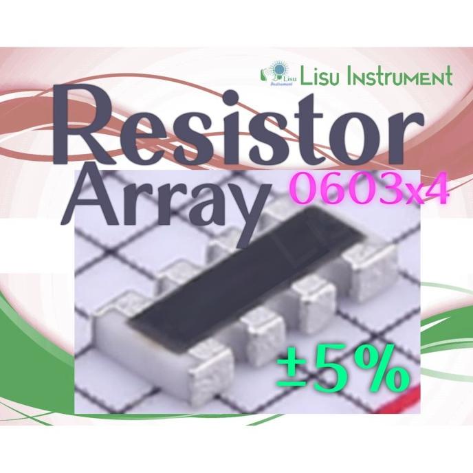 Jual Network Resistor Array 100R 220R 470R 1K 10K 0603 101 221 471 102 ...