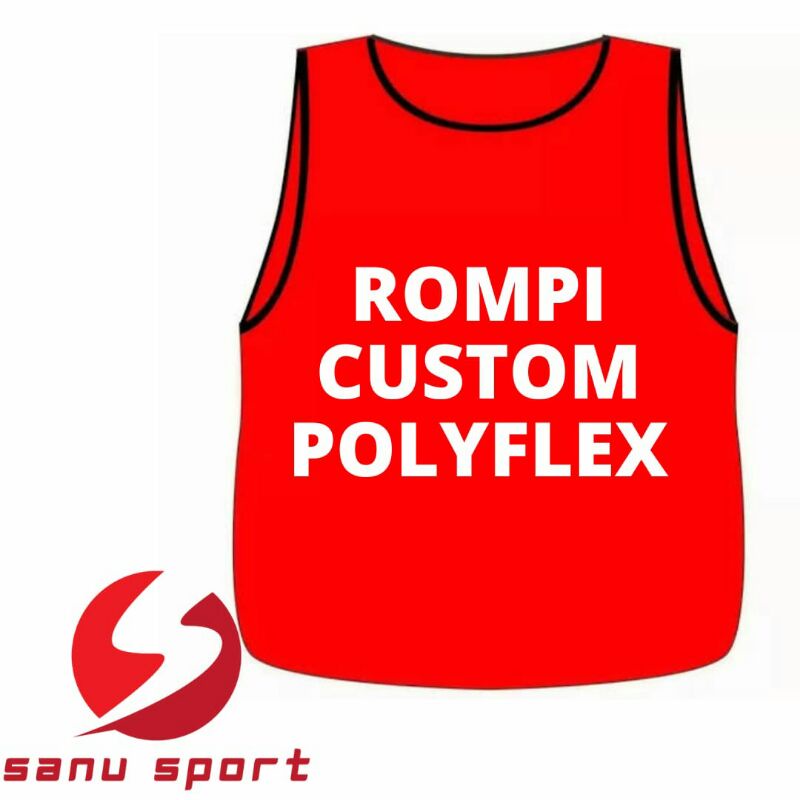 Jual ROMPI BOLA CUSTOM SABLON BERWARNA POLYFLEX DTF / ROMPI FUTSAL ...
