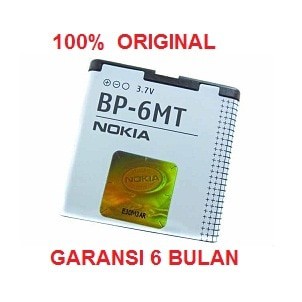 Jual 100% ORIGINAL NOKIA Battery BP-6MT / n82, n81 8gb, n81, e51, 6750 ...