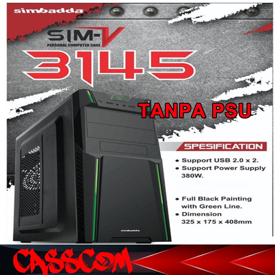 Jual Casing Sim V 3163 Casing PC Simbadda tanpa psu | Shopee Indonesia