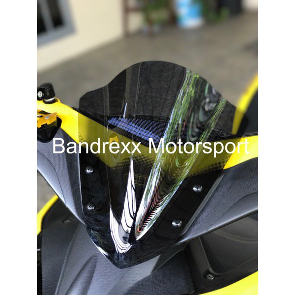 Jual Visor Sectbill Carbon Series For Yamaha Aerox 155. | Shopee Indonesia