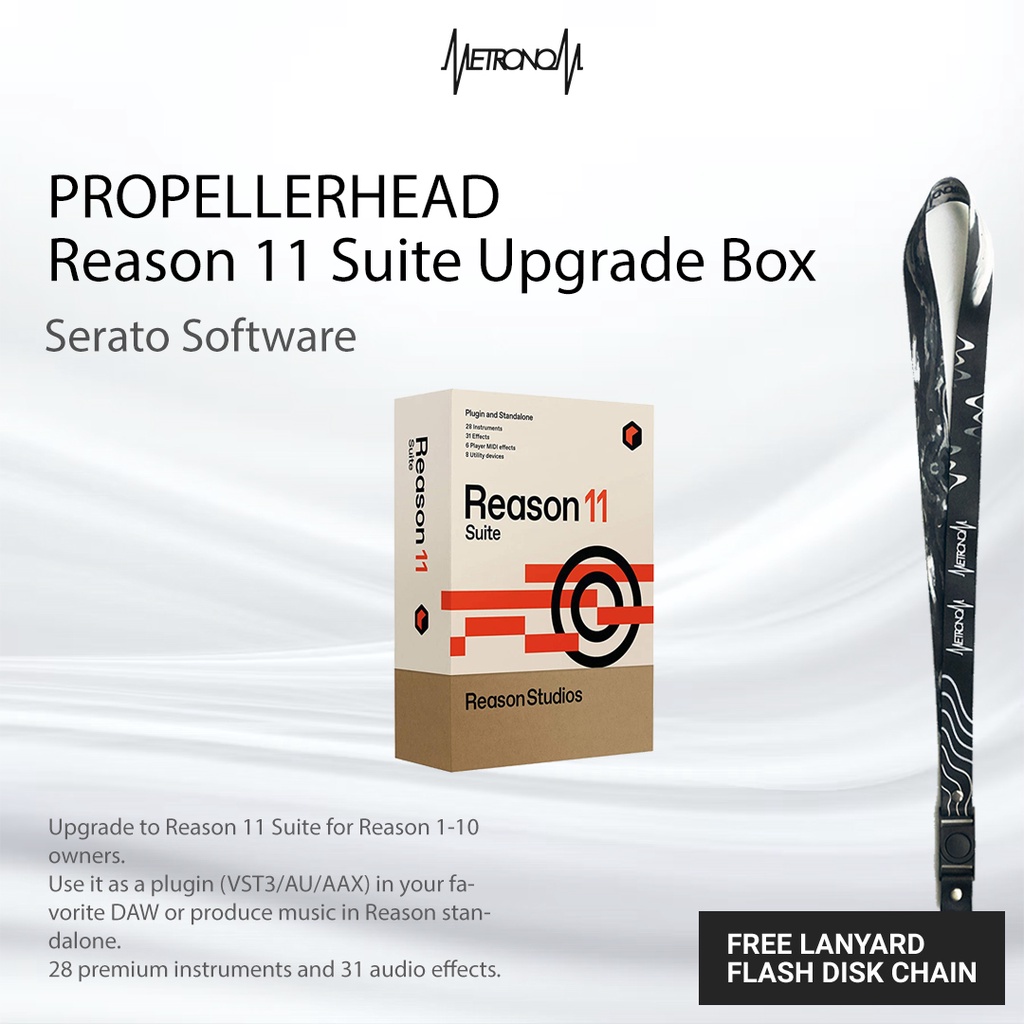 Jual PROPELLERHEAD Reason 11 Suite Upgrade Box | Shopee Indonesia