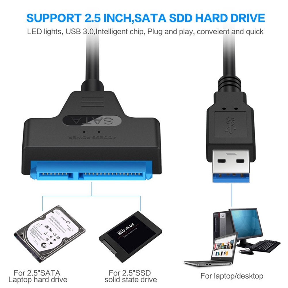 Jual Kabel Converter HDD / SSD USB 3.0 to SATA 2.5 inch Enclosure ...