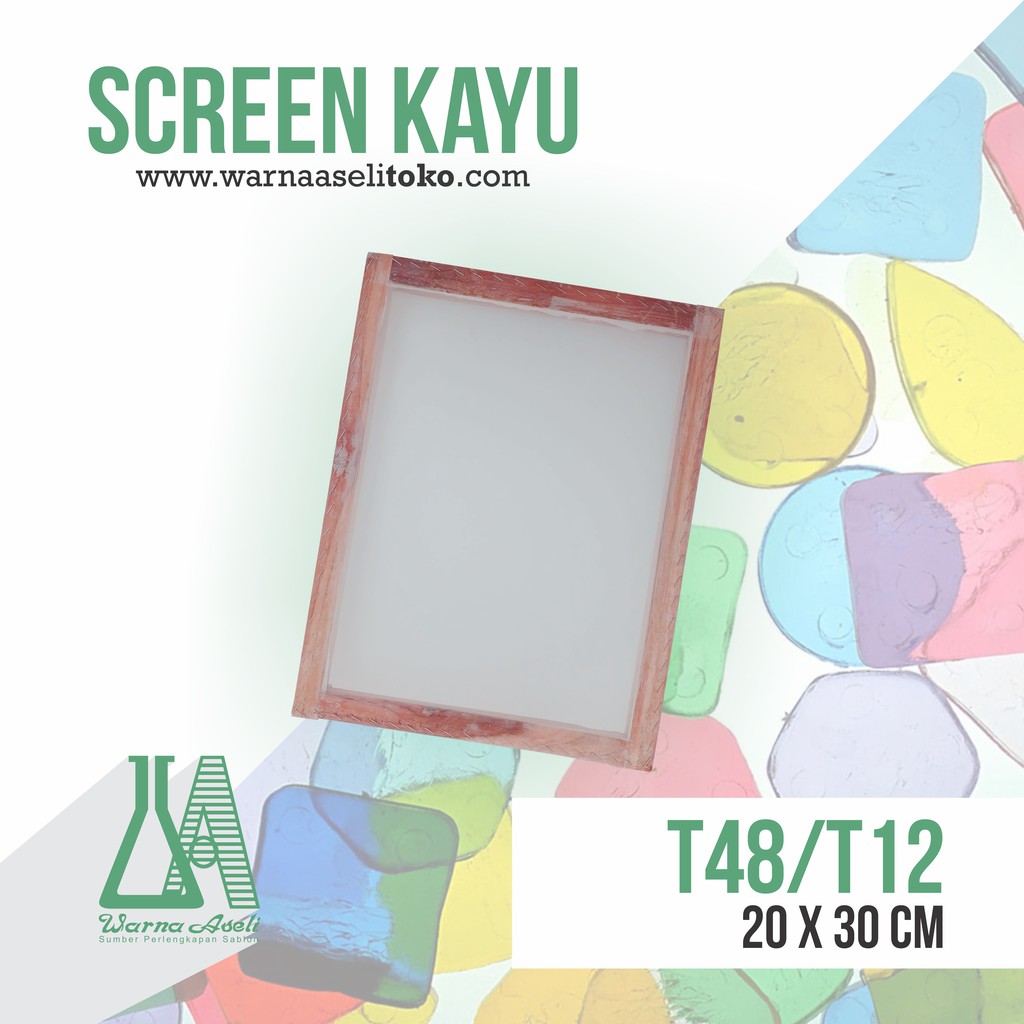Jual Screen Sablon Kayu T48 20 X 30 Cm | Shopee Indonesia