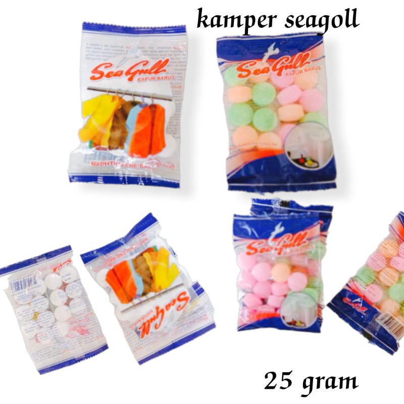 Jual kamper Sea Gull 25 gram naphthalene kamper | Shopee Indonesia