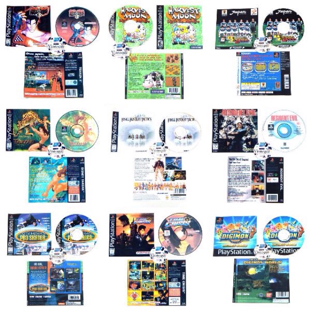 Jual Kaset CD PS1 PS 1 PlayStation 1 Tersedia berbagai macam judul Game ...