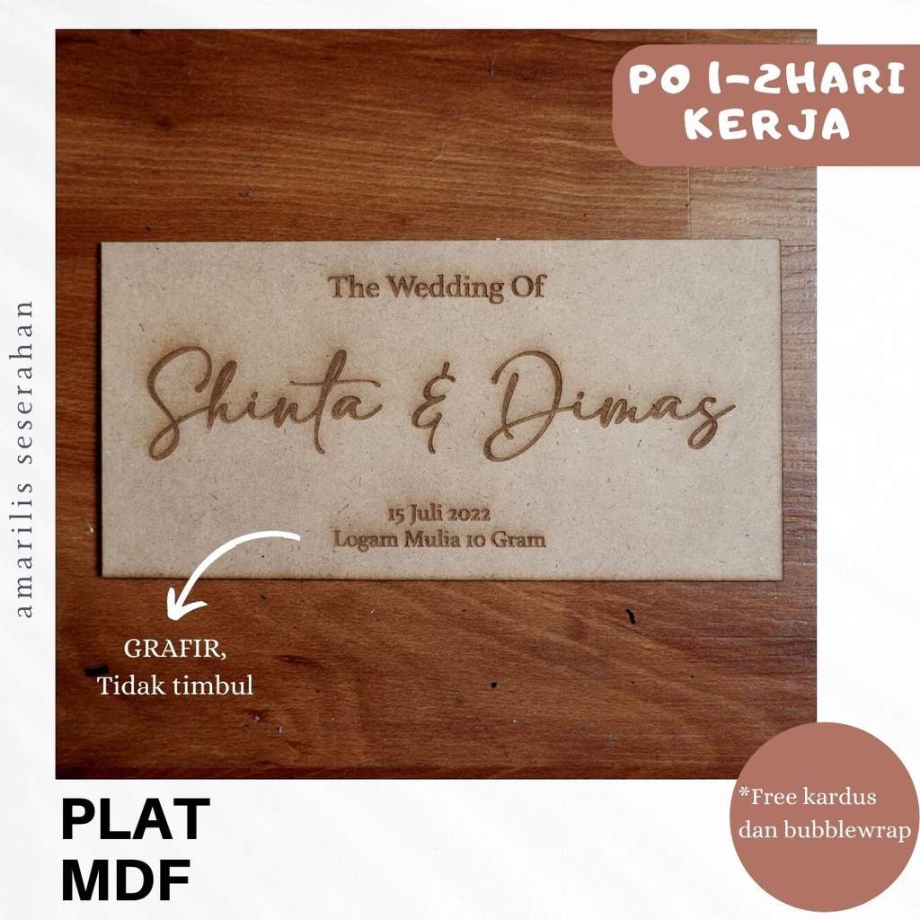 Jual 149. Plat MDF Grafir | Shopee Indonesia