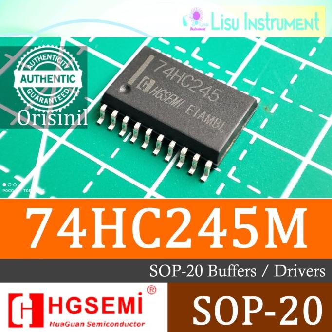 Jual 74HC245M 74HC245 Bus Transceivers with Tri-state Control SOP-20 HGSEMI lisuin90 Berkualitas ...