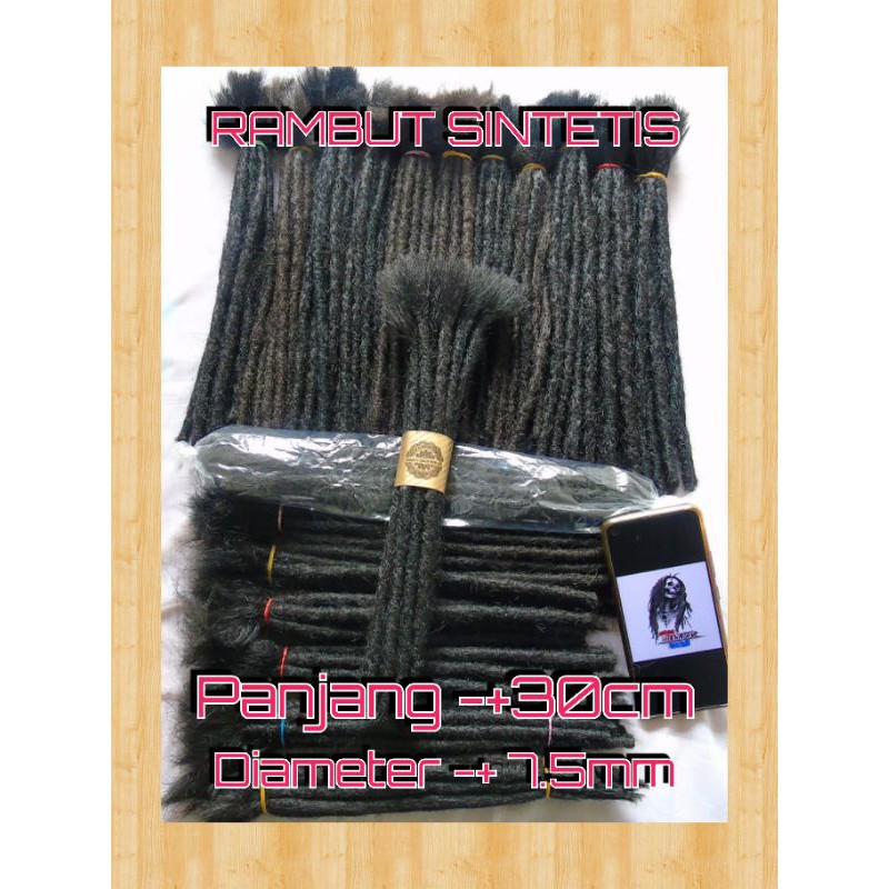 Jual Rambut Gimbal Asli 30cm / Dreadlock Dread Lock / Dreadlocks ...