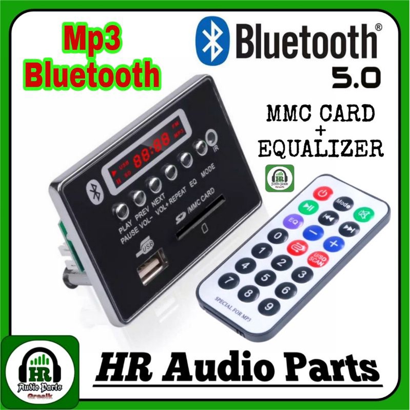 Jual Kit Modul Mp3 Stereo Bluetooth USB Radio FM MMC Card + Equalizer ...