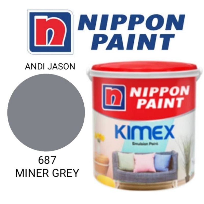 Jual CAT TEMBOK KIMEX NIPPON PAINT 4.5KG / GALON / CAT DINDING / CAT ...