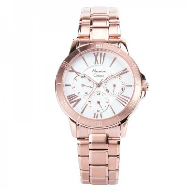 Jual ALEXANDRE CHRISTIE WANITA AC 2650 BF ORIGINAL ( ROSEGOLD WHITE ...