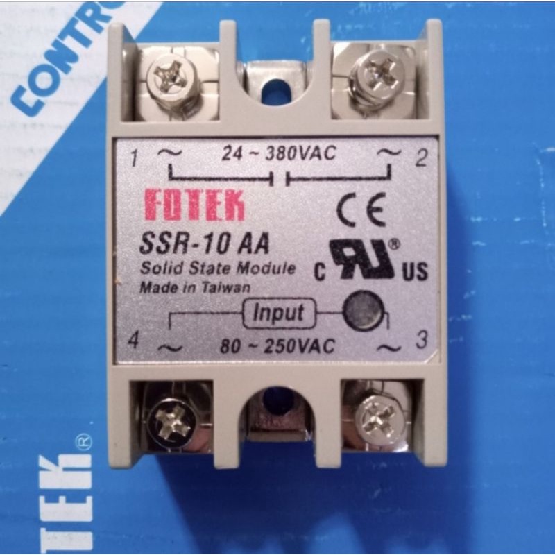 Jual Solid SSR-10AA Fotek 80-250 VAC DC 24-380v Ac 10 AA | Shopee Indonesia