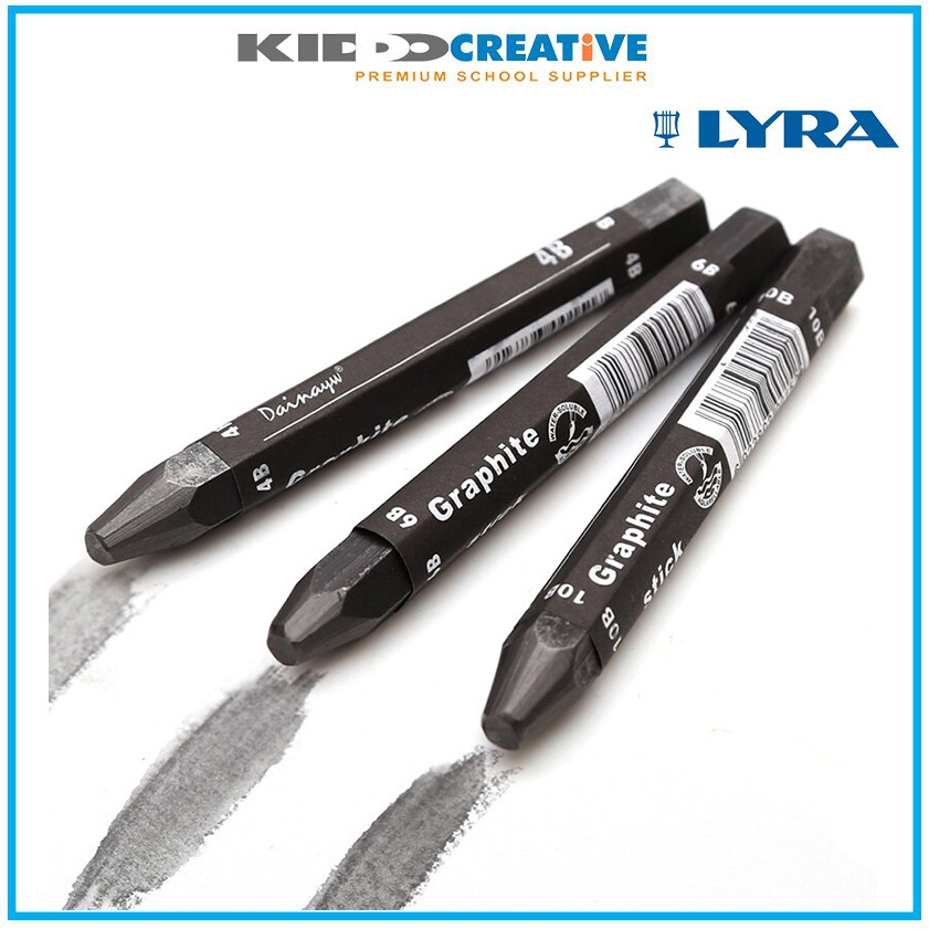 Jual LYRA GRAPHITE CRAYON 2B, 6B, 9B 120X12MM | Shopee Indonesia