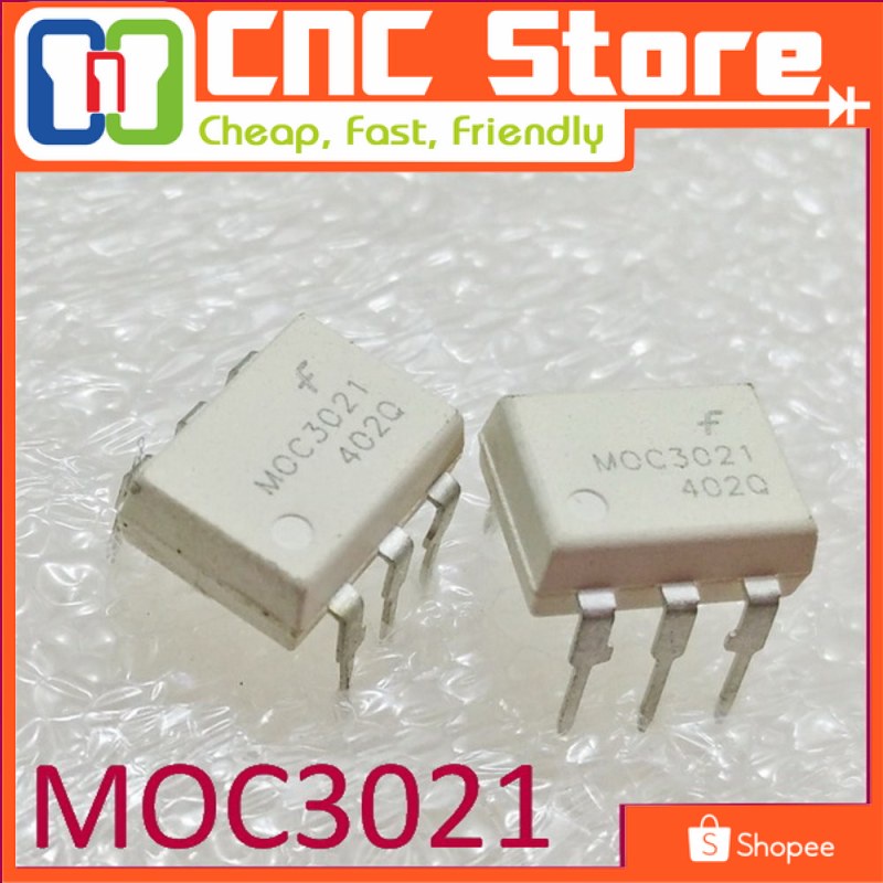 Jual [SMC-0004] MOC3021 MOC 3021 DIP-6 OPTOCOUPLER OPTOISOLATOR TRIAC | Shopee Indonesia