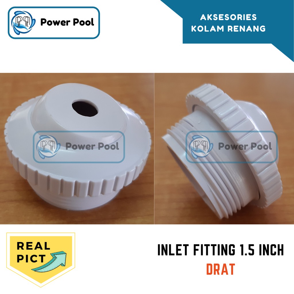 Jual Inlet Kolam Renang DRAT - Wall Inlet Drat 1.5 inch Inlet Fiting ...