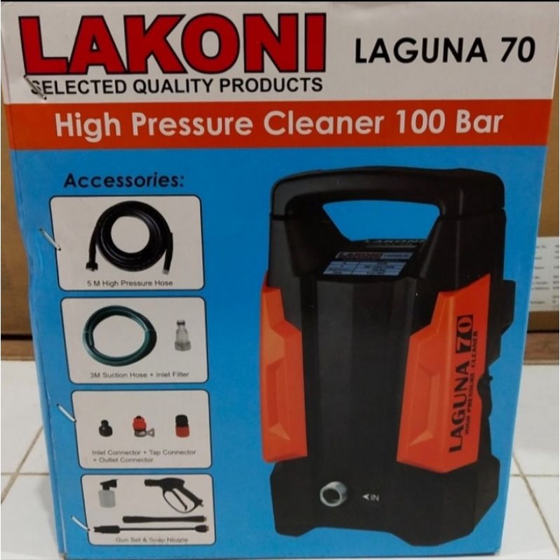 Jual Mesin Cuci Steam Mobil Dan Motor LAKONI LAGUNA 70 Jet Cleaner 3in1 ...