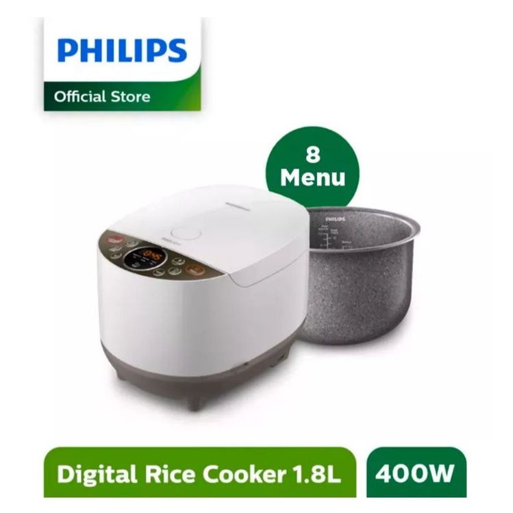 Jual Original Philips HD4515 Digital Rice Cooker HD4515/33 - HD 4515 ...
