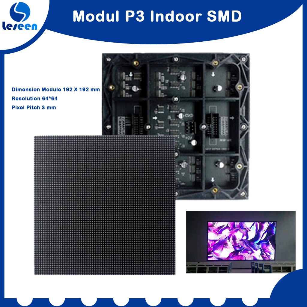 Jual Modul Panel P3 Indoor Full Color Videotron | Shopee Indonesia