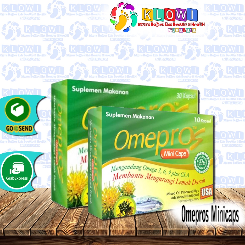 Jual Omepros Mini Caps 10 & 30 Kapsul / Penurun Kolesterol / Mencegah ...