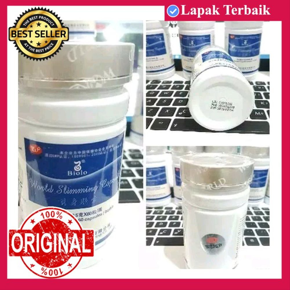 Jual Obat Pelangsing Badan Herbal WSC Biolo Original Box Segel Best ...