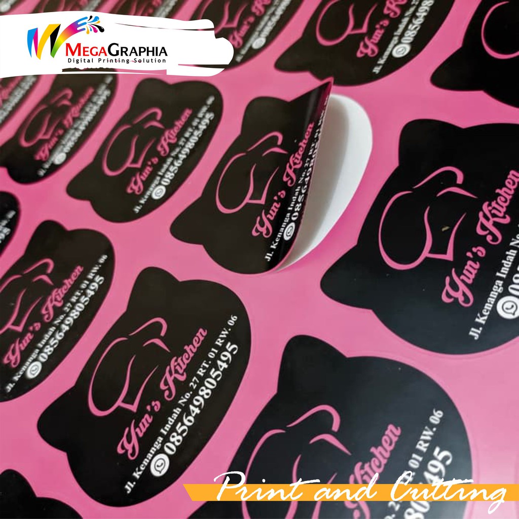 Jual CETAK STIKER LABEL PRODUK KEMASAN TAHAN AIR WATERPROOF SATUAN ...