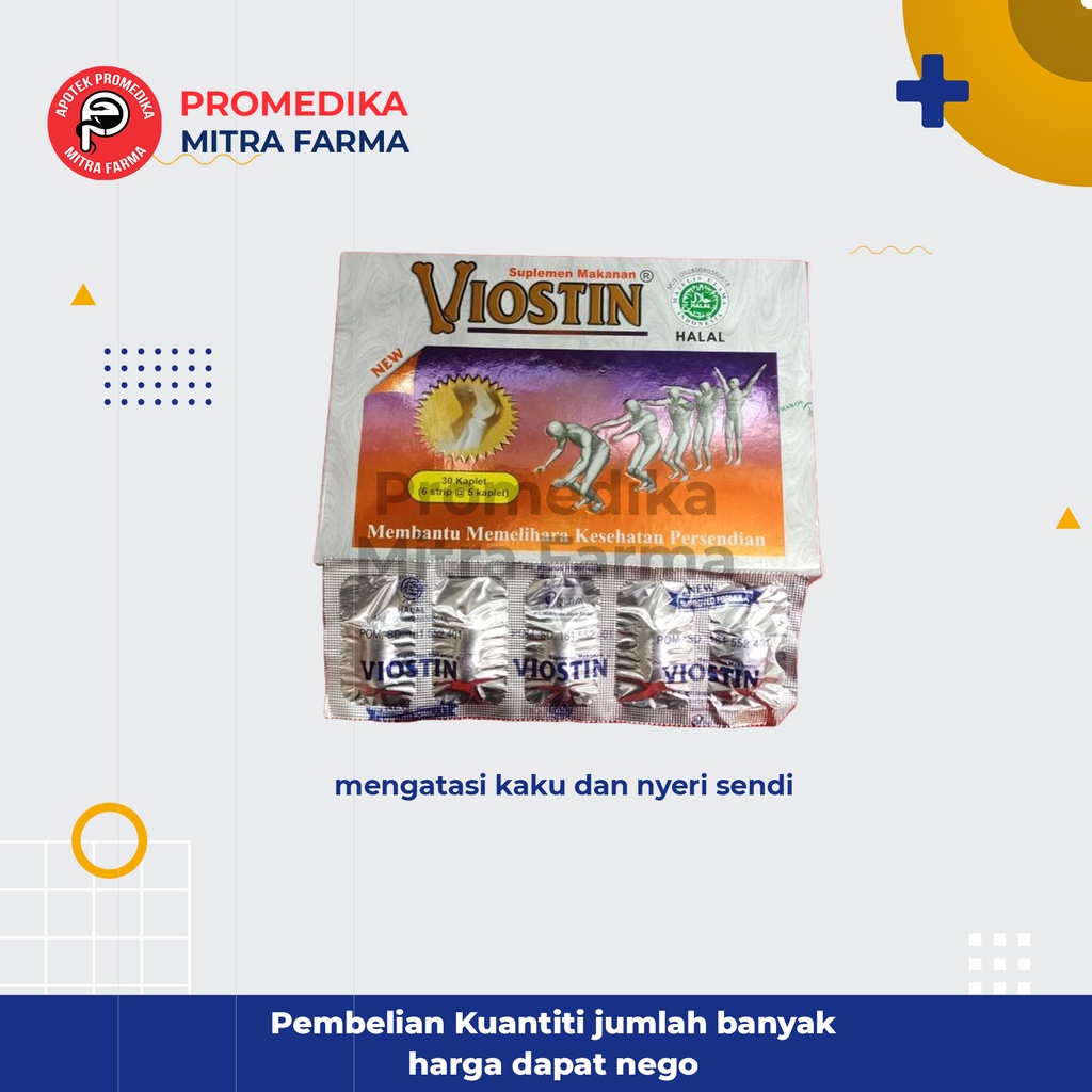 Jual Viostin FC Kaplet 5's / Strip / Suplemen Tulang dan Sendi | Shopee ...