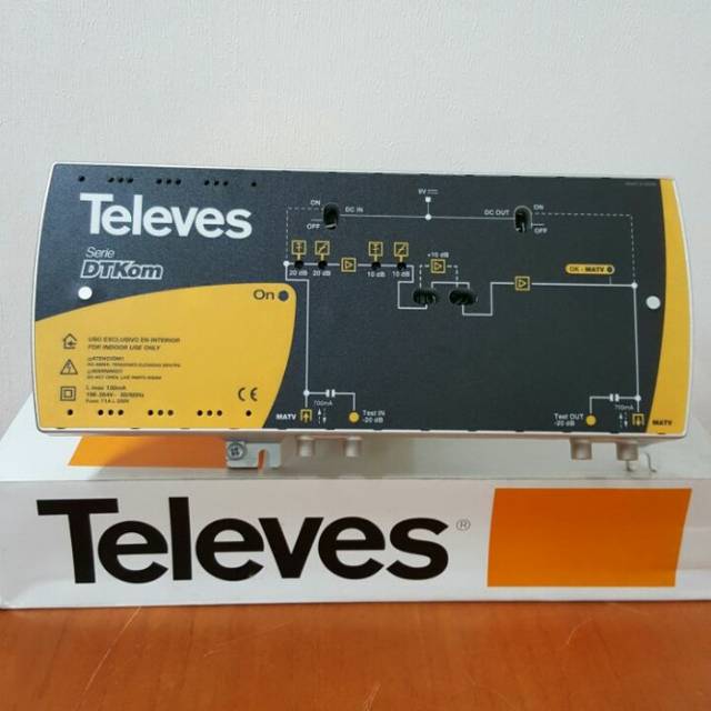 Jual BOOSTER TELEVES 5338 BOSTER PARABOLA BOOSTER KABEL TV BOOSTER MATV ...