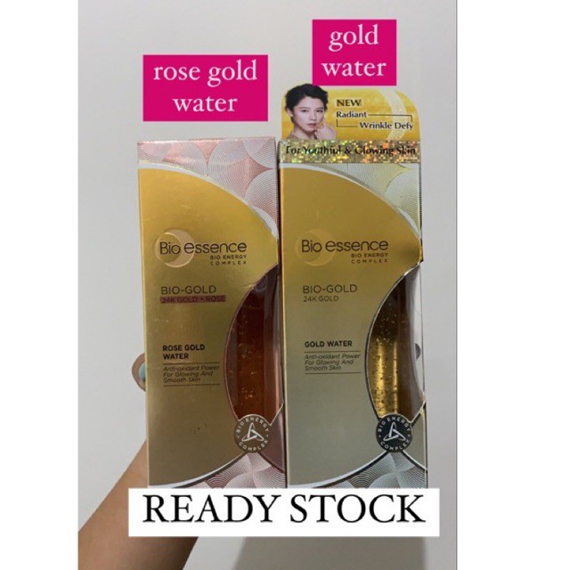 Jual (Ready Stock) Bio Essence Bio Rose Gold Gold Water 30ml 100ml ...