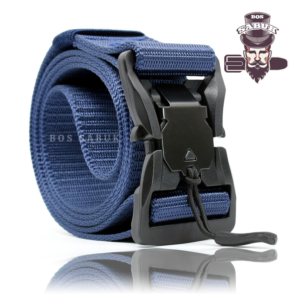 Jual Ikat Pinggang Pria Canvas Magnet Sabuk NYLON Military Tactical Belt Pria Sabuk Magnet ...