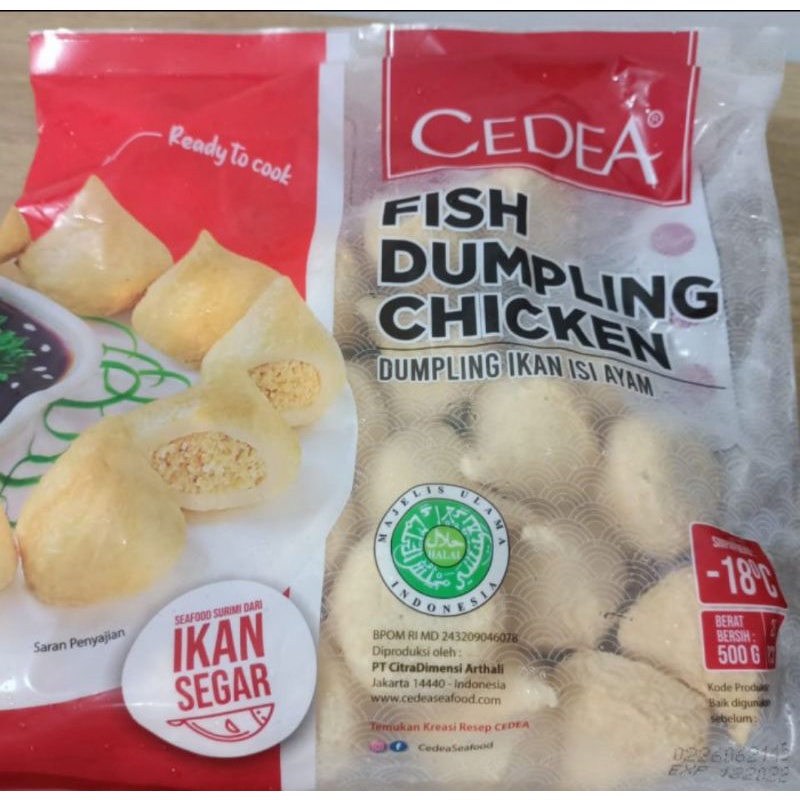 Jual CEDEA Fish Dumpling Chicken 500gr | Shopee Indonesia