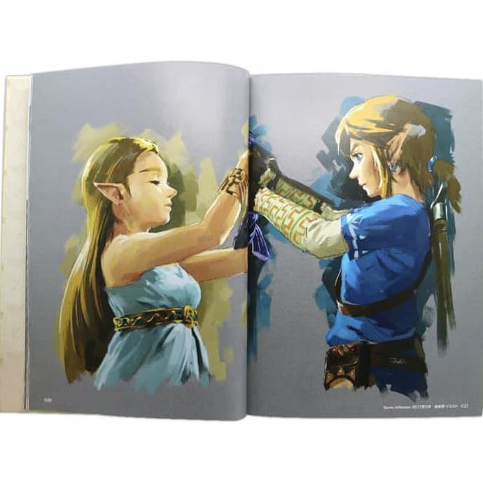 Jual English Zelda Breath Of The Wild Artbook Botw Standard Edition ...
