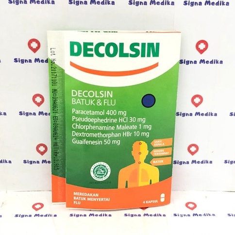 Jual Decolsin Strip Isi 4 Kapsul - Obat Batuk Pilek | Shopee Indonesia