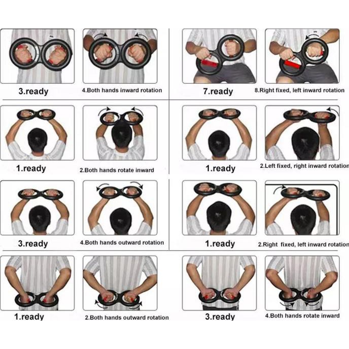 Jual Baru Alat Fitnes Wrist Arm Force Exercise Iron Gym Arms 15Kg ...