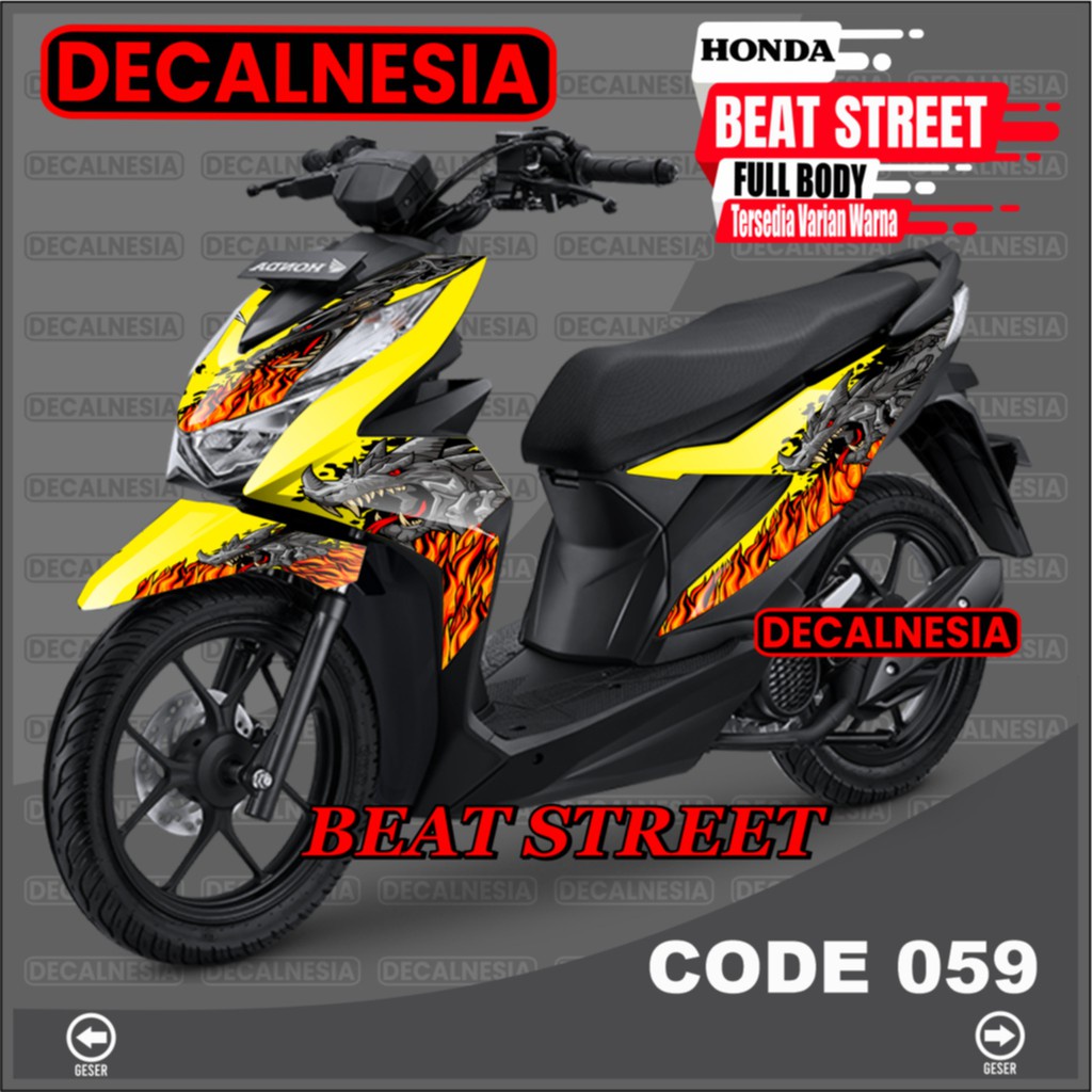 Jual Decal Beat Street New 2021 2022 2023 Full Body Stiker Motor 2020 ...
