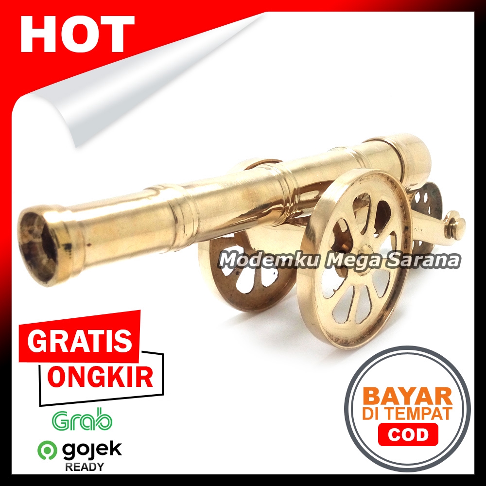 Jual Miniatur Meriam Antik Kuningan 21x5x7 cm | Shopee Indonesia